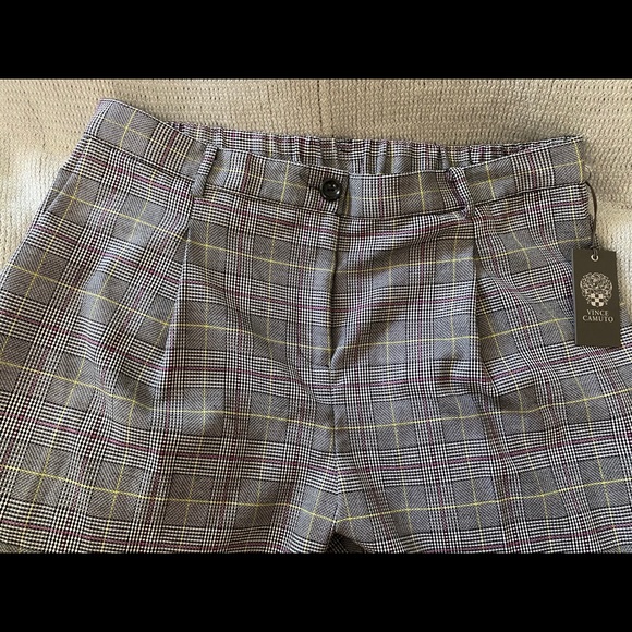 Vince Camuto | Pants & Jumpsuits | Vince Camito Glen Plaid Ankle Pants ...